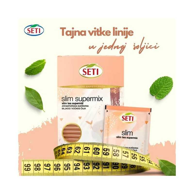 Slim Čaj Seti Supermix 20 Filter | Zeleni Čaj Meta Cimet